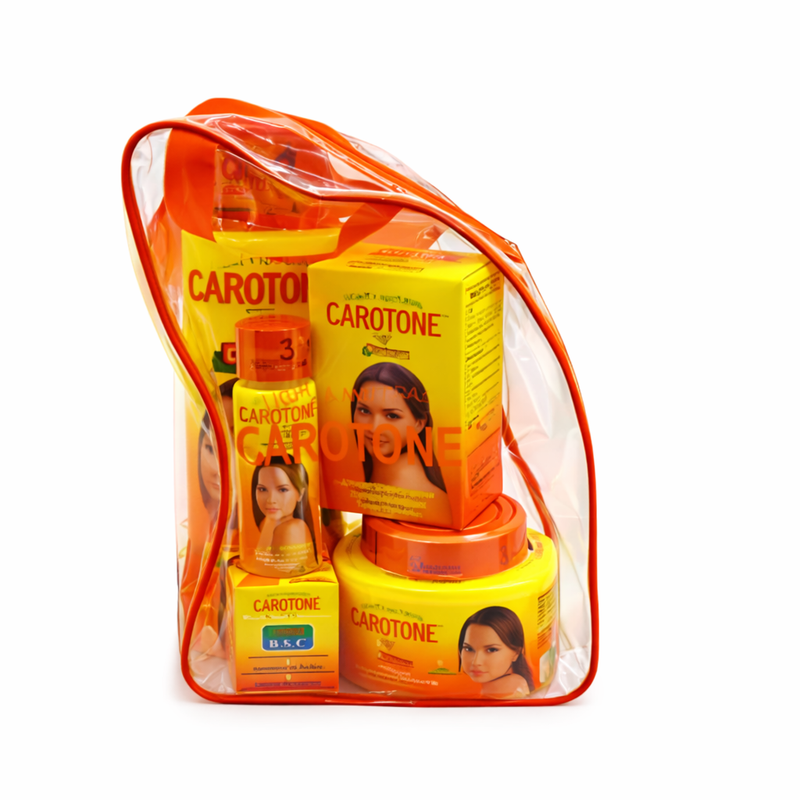 Kit Carotone Completo 5 Piezas - Rutina Aclaradora de Piel – Fruxo